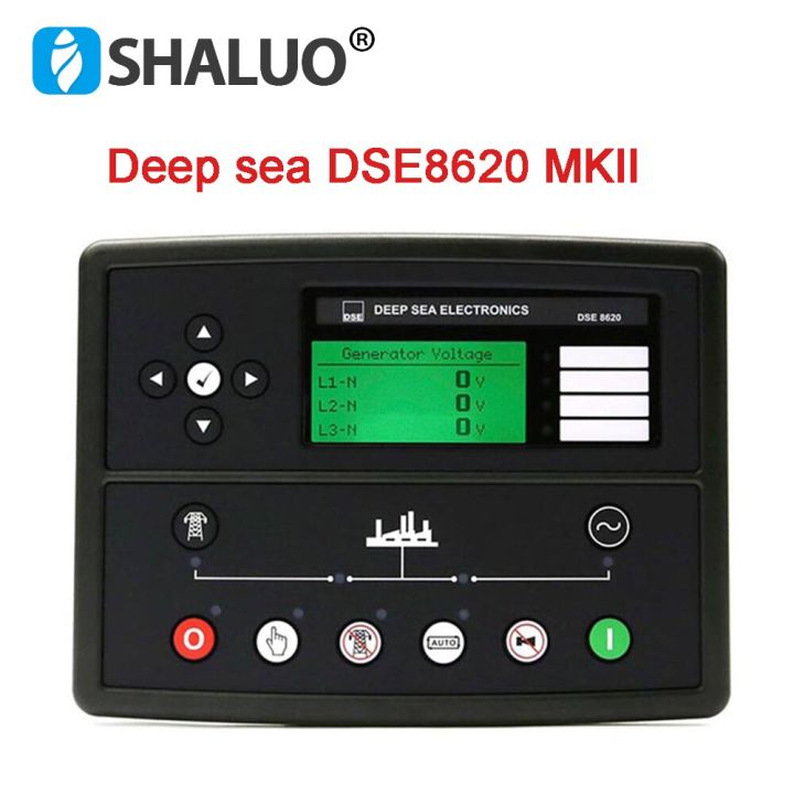 Deep Sea DSE8620 MKII auto start diesel generator controller module genset parallel control ...