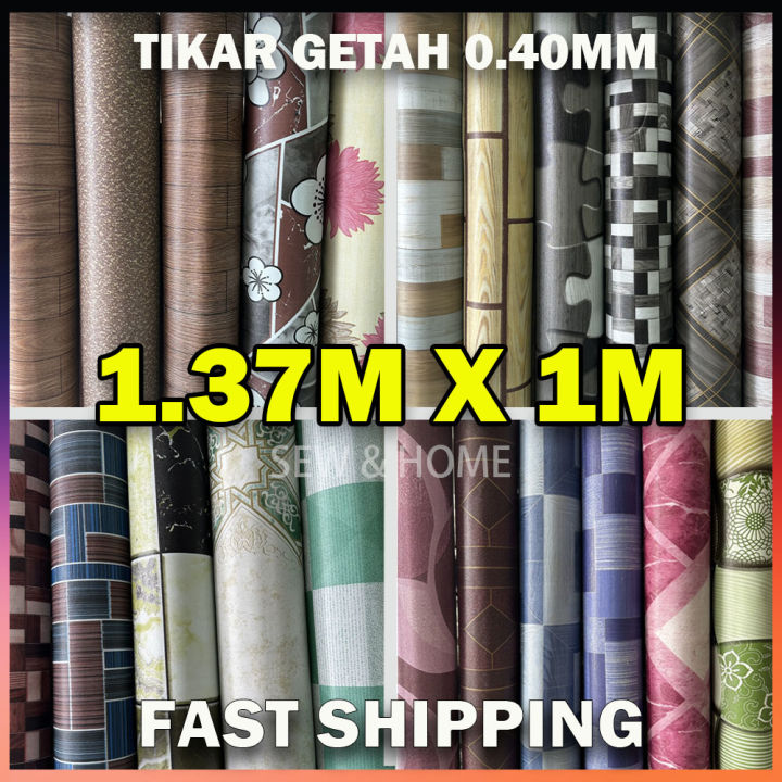 Tikar Getah Kualiti Lantai 4.5 Kaki Tebal 0.40mm 1.37M x 1M PVC ...