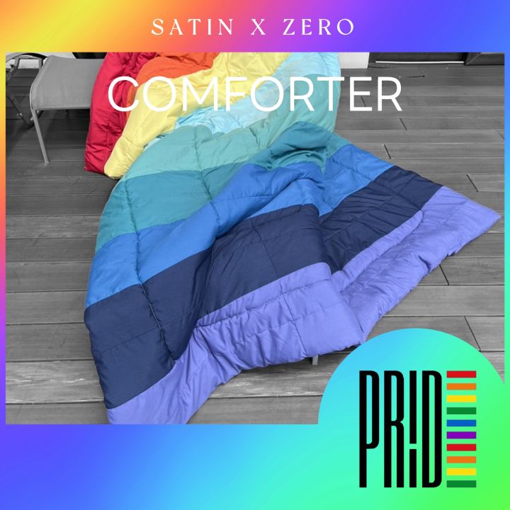 SATIN X ZERO ผ้าห่มนวม (Pride) คุณภาพเกรดA ป้องกันไรฝุ่น ไร้การระคายเคืองผิว ระบายอากาศ | Lazada ...