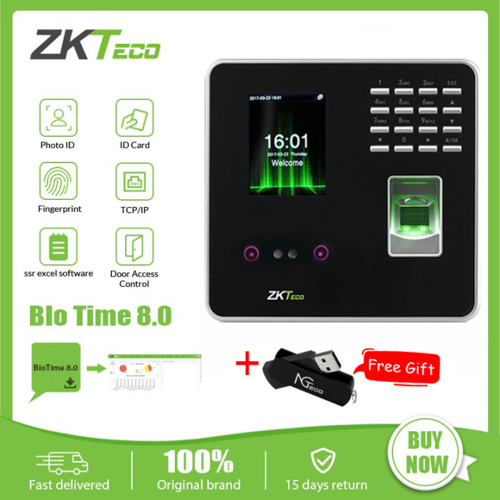 ZKTeco Biometrics Face Recognition Fingerprint Time Card Attendance ... ZKTeco Biometrics Face Recognition Fingerprint Time Card Attendance ...