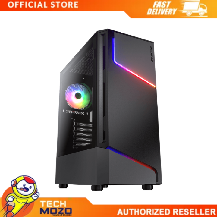 COUGAR MX360 RGB MID-TOWER GAMING CASE W/ TG /1*ARGB FAN (ATX) | Lazada PH