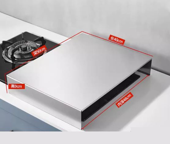 Kitchen Shelves 304 Stainless Steel Gas Stove Cover Electromagnetic ...