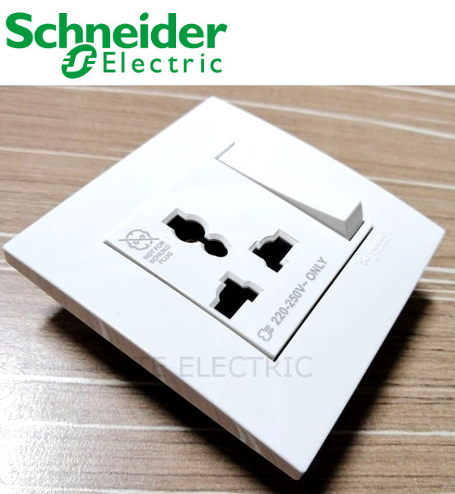 SCHNEIDER VIVACE SERIES KB113LS 13A UNIVERSAL MULTI SWITCH SOCKET ...