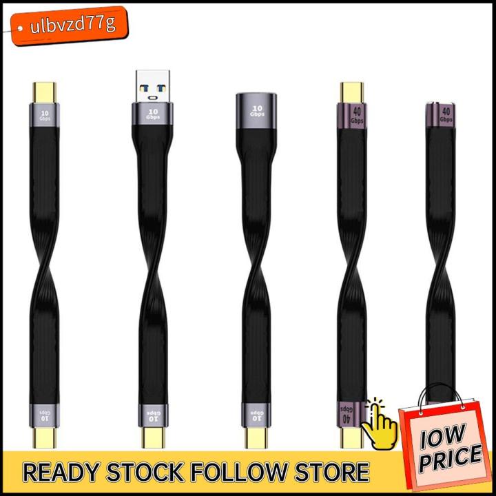 【COD】E-Marker QC4 40Gbps 20V/5A Type C Data Cord Fast Charging Cable ...