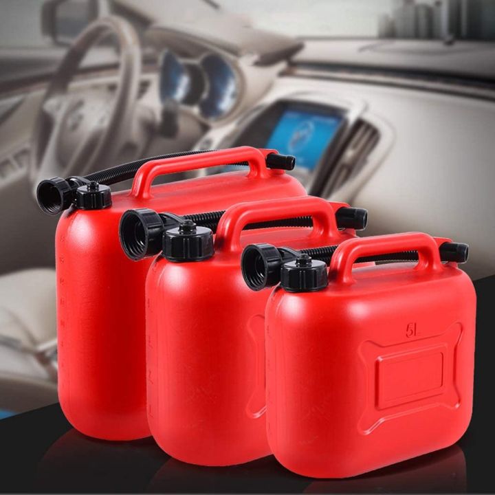 5L/ 10L/ 20L HDPE Jerrycan Petrol Diesel Water Fuel Tank Gasoline Container Jerry Can Spare Fuel ...