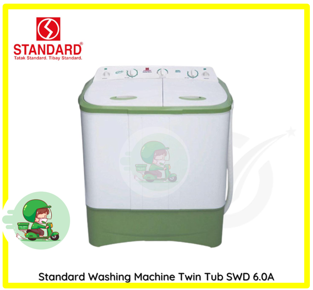 Standard Washing Machine Twin Tub SWD-6.0A | Lazada PH