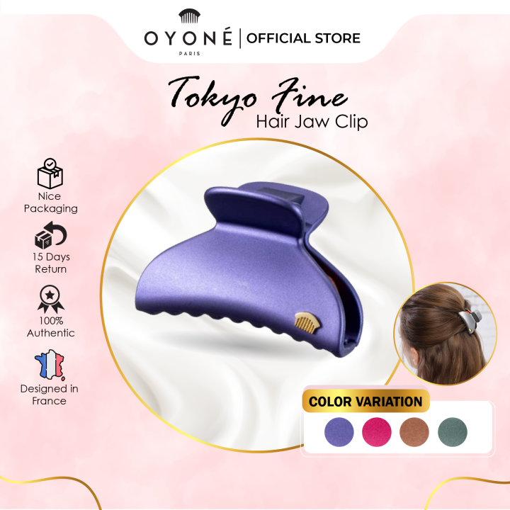 Oyone Paris Tokyo Fine Hair Jaw Clip Hairfit Hair Clip Hair Claw Sepit ...