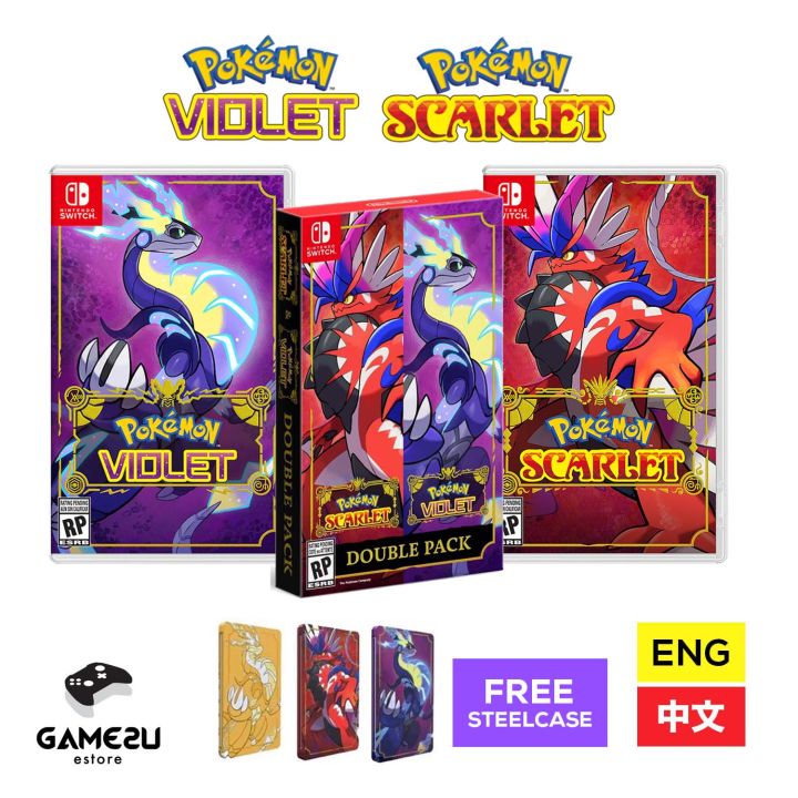 (READY STOCK) Nintendo Switch Pokemon Scarlet / Violet (中文/Eng) Scarlet ...