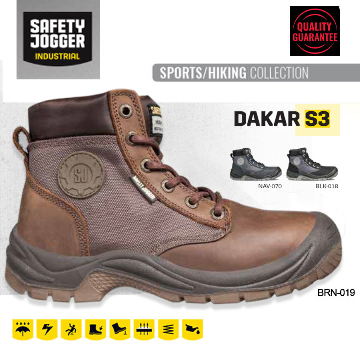 Safety Jogger Dakar S3 High Cut Safety Shoes Original Work Boot Steel ...
