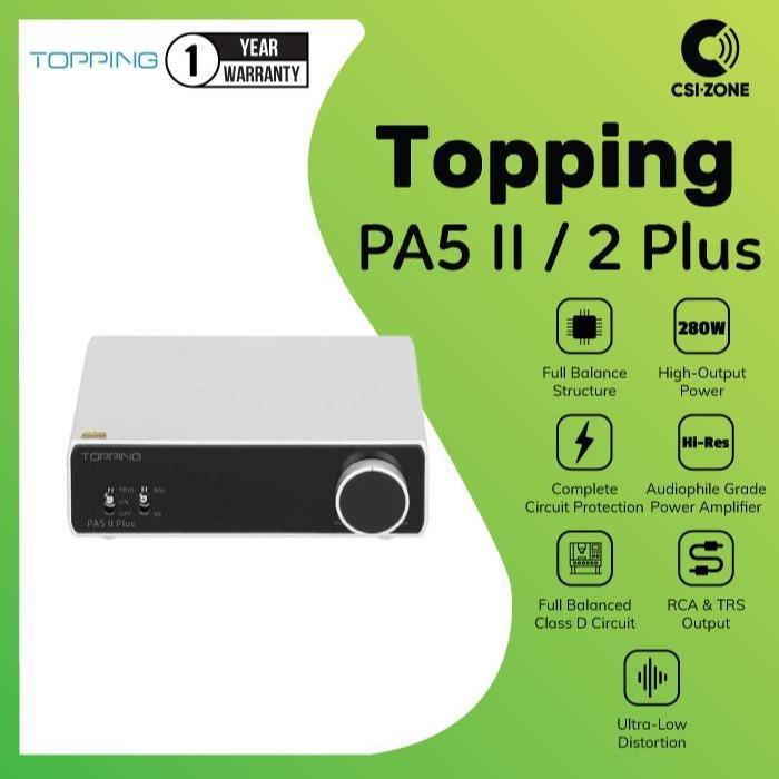 Topping PA5 II Plus / PA5 2 Plus Full Balance Class D Circuit Power ...