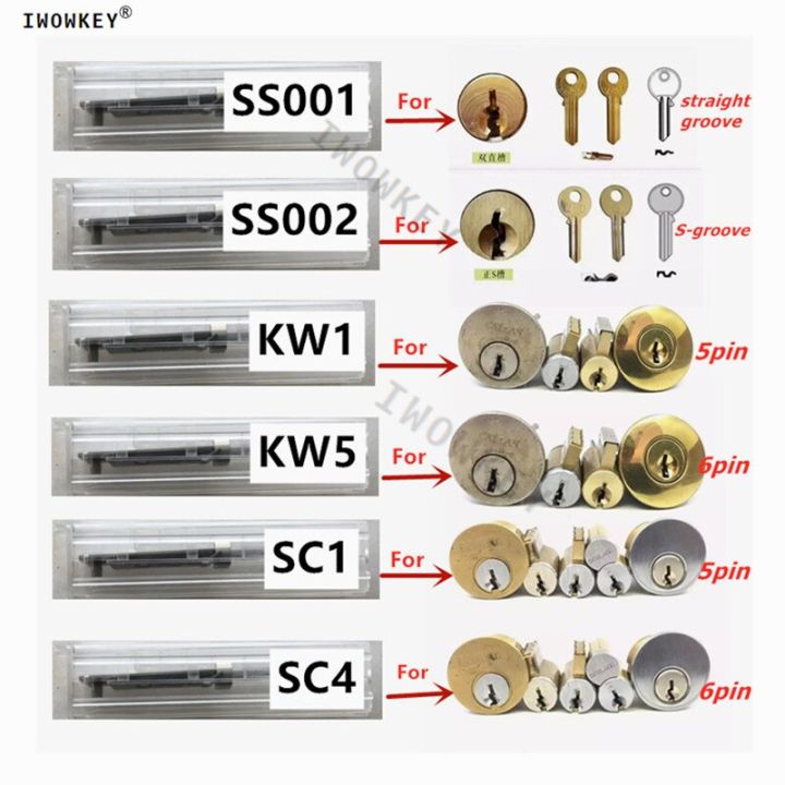 Lishi 2 In 1 SS001 SS002 Ss001pro Ss002pro KW1 KW5 SC1 SC4 Decoder ...