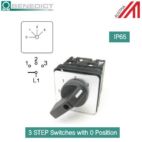 CAM SWITCH / 3 Step switches with 0 Position / สวิทช์ 3 สเต็ป ...