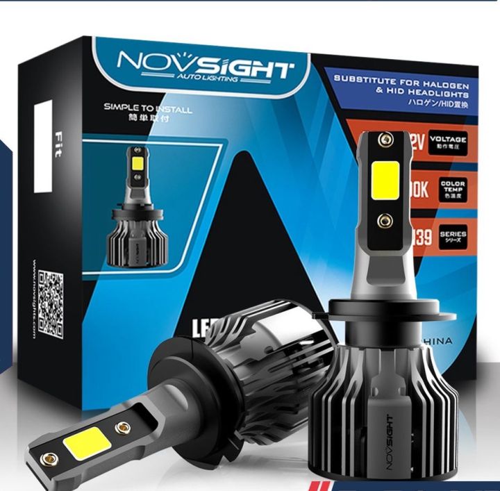 [Chính hãng] Đèn pha led cho ô tô / xe máy NovSight N39 chân H4 / H11 ...
