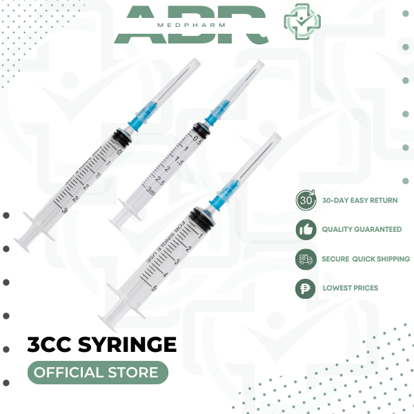 Disposable 3cc Syringe Luer locked 100pcs per box can be used as a pet ...