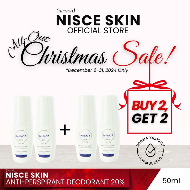 ALL-OUT CHRISTMAS SALE: BUY 2, GET 2 NISCSE SKIN Antiperspirant ...