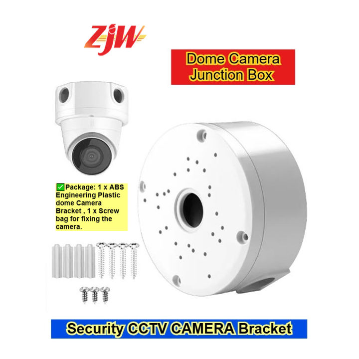 ZJW Dome CCTV Camera Junction Box Bracket CCTV IP Surveillance Cameras ...