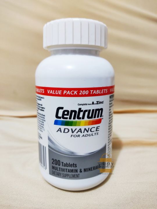 Centrum Advance Multivitamins for Adults, 200 Tablets | Lazada PH