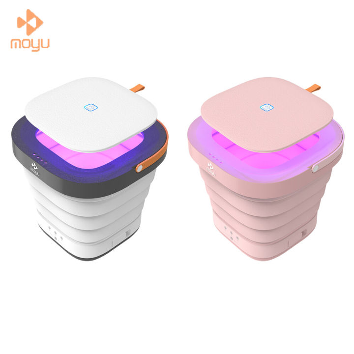 Moyu Portable Mini Washing Machine XPB08-F1C Folding Lightweight Travel ...