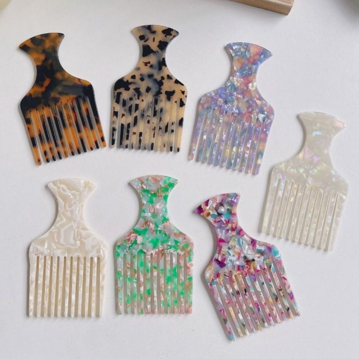 VBBN In da báo Lược chải tóc dài Acetate Chuyên nghiệp Phong cách Hàn ...