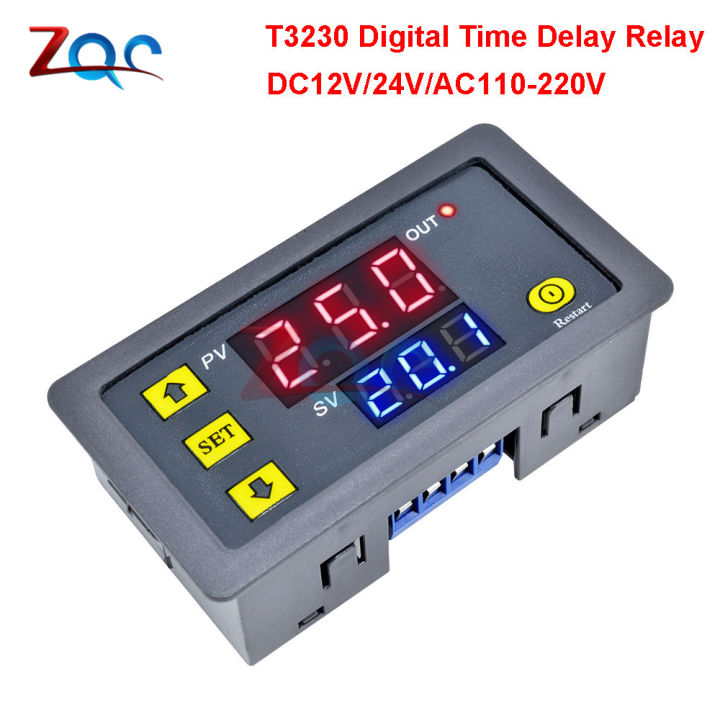 【Shop the Look】 Ac 110v 220v Dc 12v Digital Time Delay Relay Led Display Cycle Timer Control ...