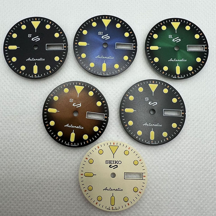 New Vintage Watch Dial Inverted S Marker Color 28.5MM with Japan NH34 ...
