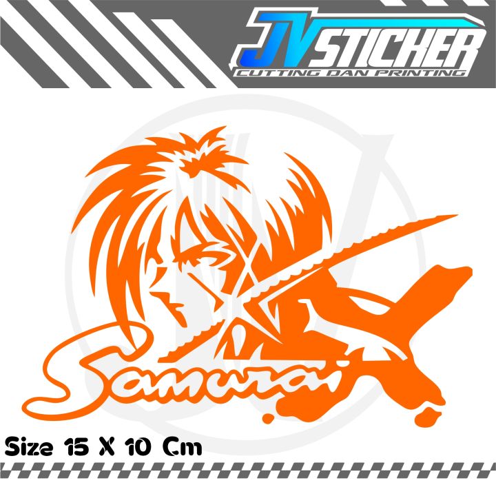 stiker samurai x cutting sticker motor murah | Lazada Indonesia
