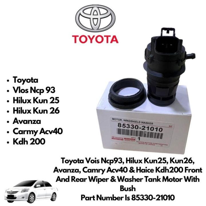 Toyota Vois Ncp93, Hilux Kun25, Kun26, Avanza, Camry Acv40 & Haice ...