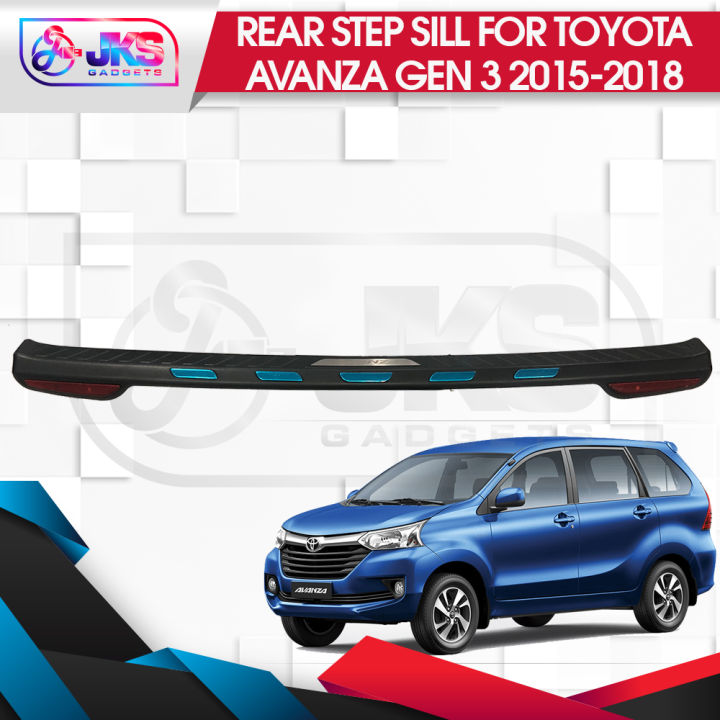 Rear Step Sill for Toyota Avanza Gen 3 2015 - 2018 | Lazada PH