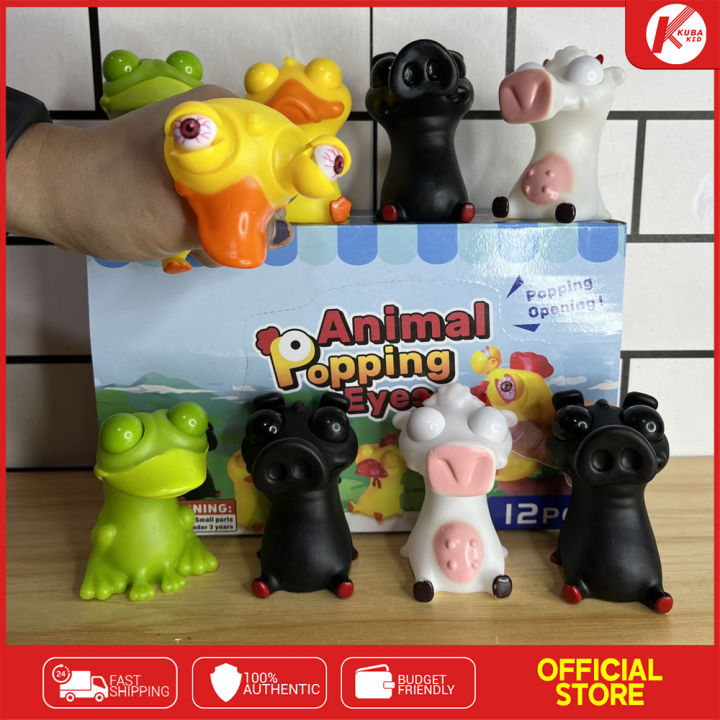 Kuba Kids Animal Popping Out Eyes Trending Squishy Toys for Gift Stress ...