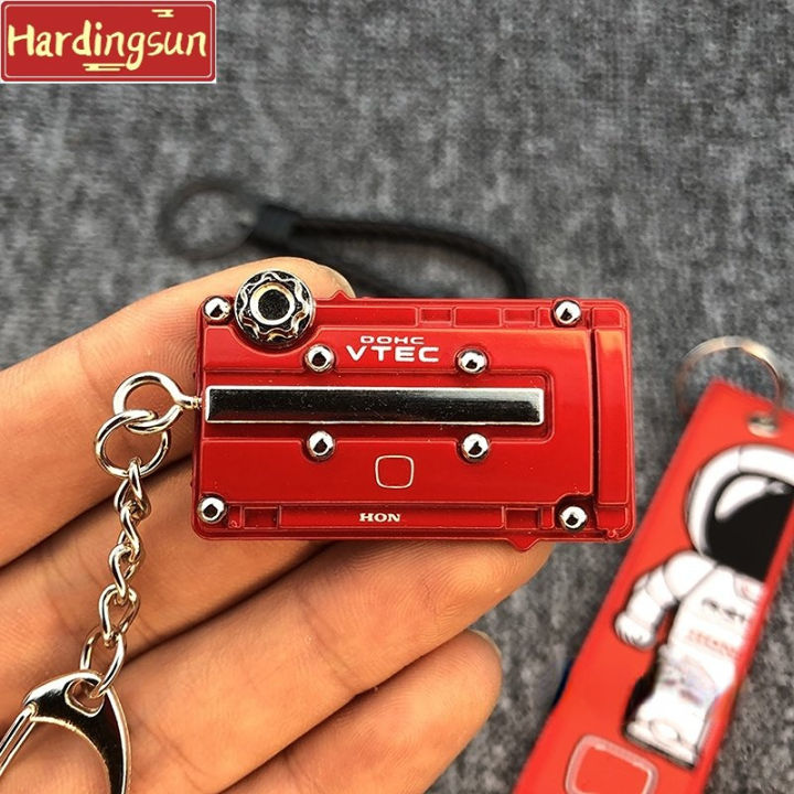 Hardingsun Metal Key Ring Car JDM Keychain Vtec Engine Valve Cover B16 ...