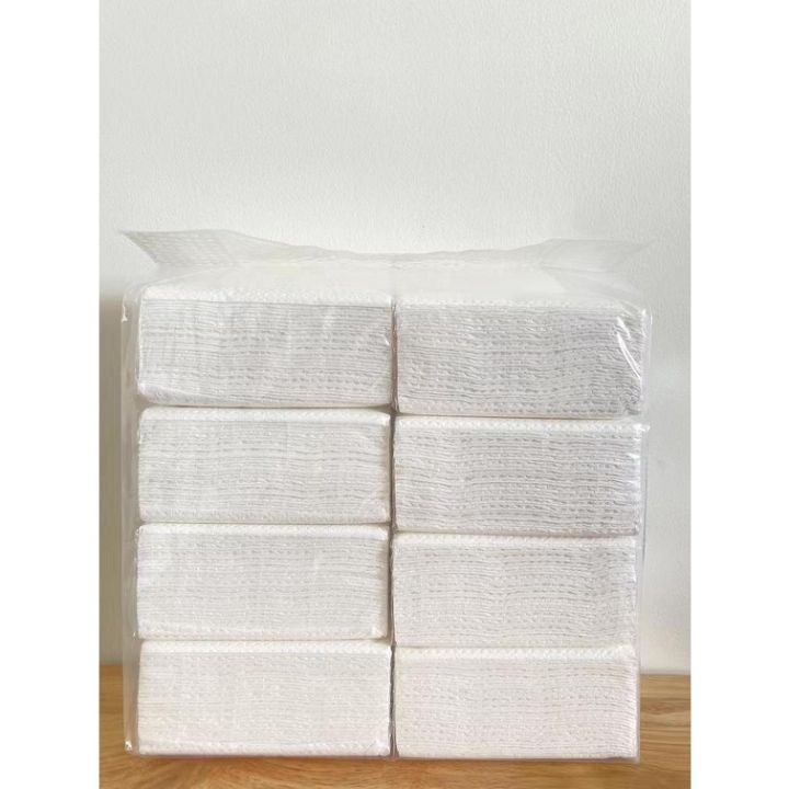 Plain white Tissue 3-Ply 280 Pulls Facial Tissues 1 Bundle (8 Packs ...