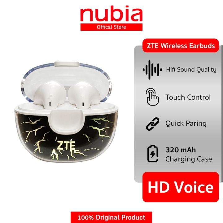 ZTE Wireless Earbuds หูฟังไร้สาย | Lazada.co.th