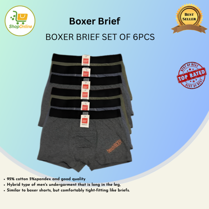 SET OF 6 BOXER BRIEF | Lazada PH