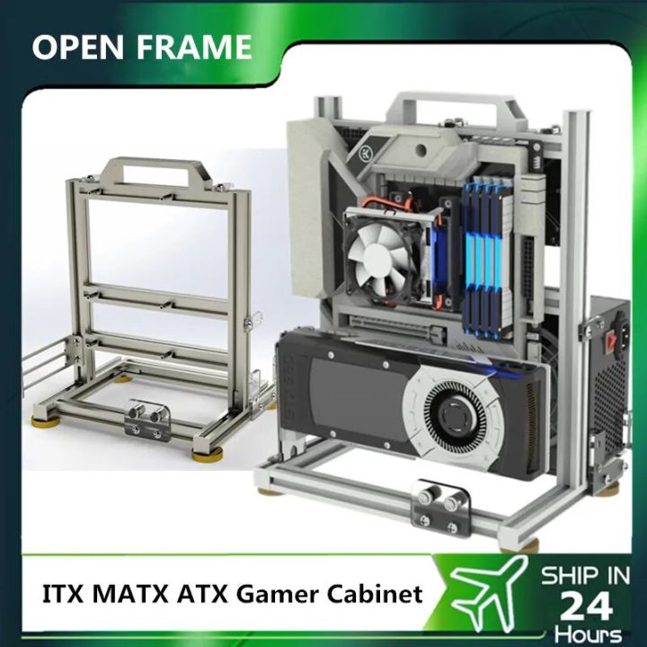 Official Shipment MOD PC Case,DIY ITX MATX ATX Gamer Cabinet Open Frame ...