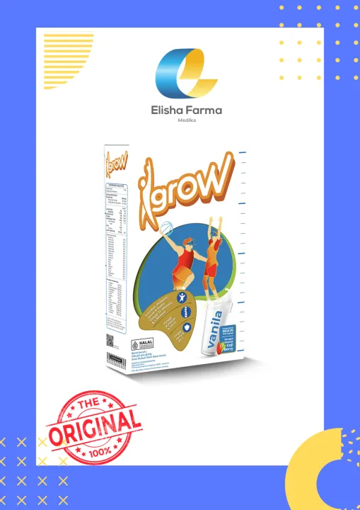 I grow 235gr (5sachet)/ igrow/ susu kesehatan Tulang dan daya tahan ...