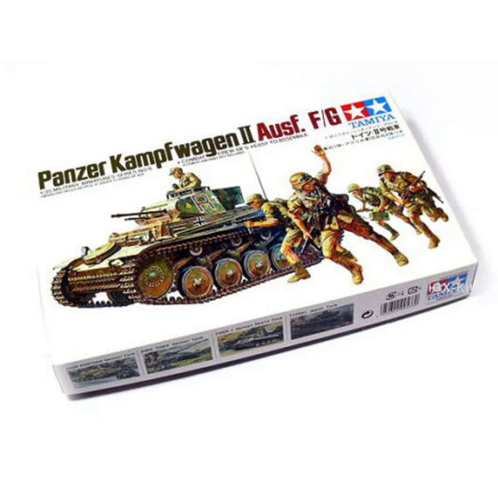 Tamiya 35009 1/35 Scale WWII German Panzer Kampfwagen II Ausf. F/G ...
