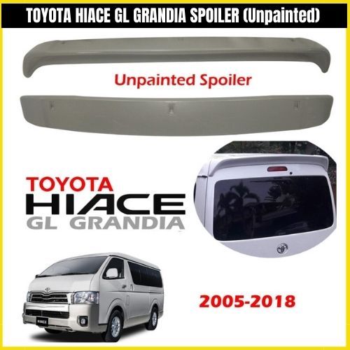 2005-2018 TOYOTA HIACE GL GRANDIA SPOILER (Unpainted) WY-027 | Lazada PH
