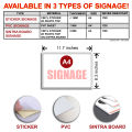 Remove Helmet Head Covering Before Entry - Signage Sticker PVC Sintra ...