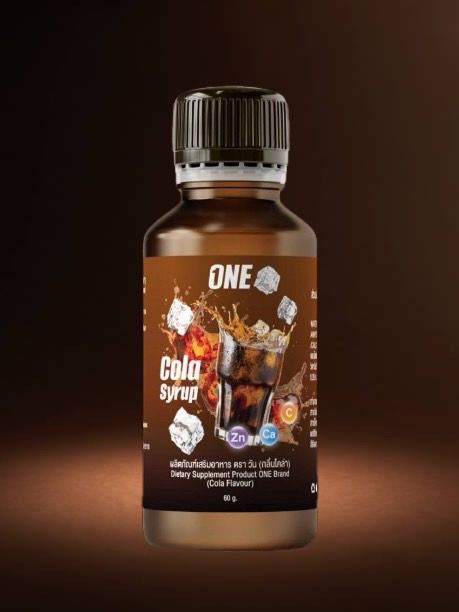 ONE-COLA SYRUP 60 ML ไซรัปน้ำหวาน กลิ่น โคล่า มีวิตามิน B,C,E | Lazada ...