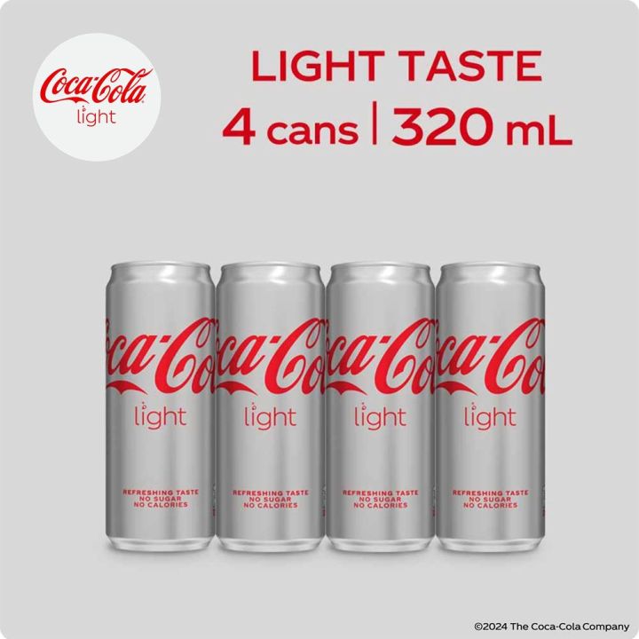 Coca-Cola Light Taste 320ml - Pack of 4 | Lazada PH