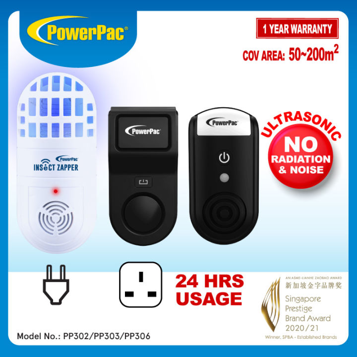 PowerPac Ultrasonic insect Repellent Creepy-Crawlies Mosquito Killer ...