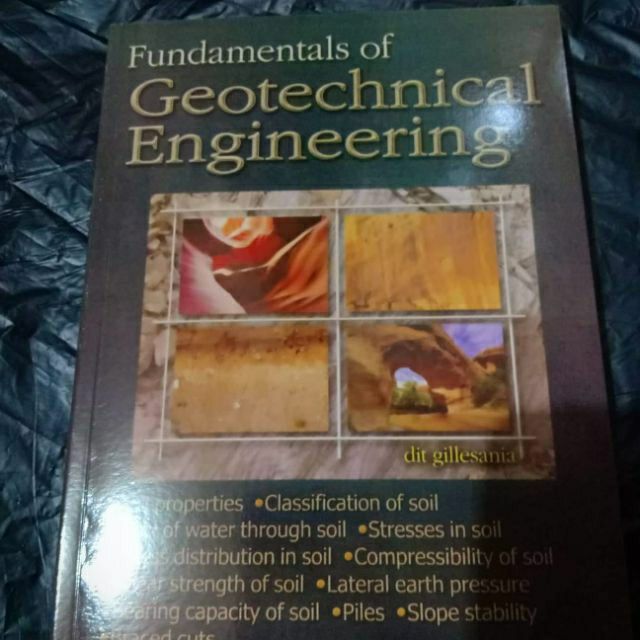 【Books】 Fundamentals of Geotechnical Engineering Gillesania | Lazada PH
