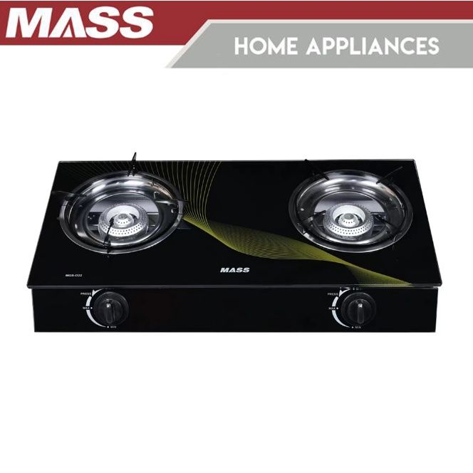 Fast send MASS Tempered Glass Stylish Single and Double Burner Gas ...