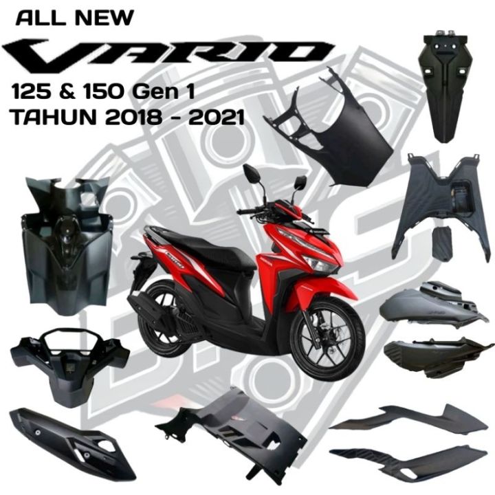 Cover Body Frame Lengkap Full Body Kasar untuk Vario 125/150 - Tahun ...