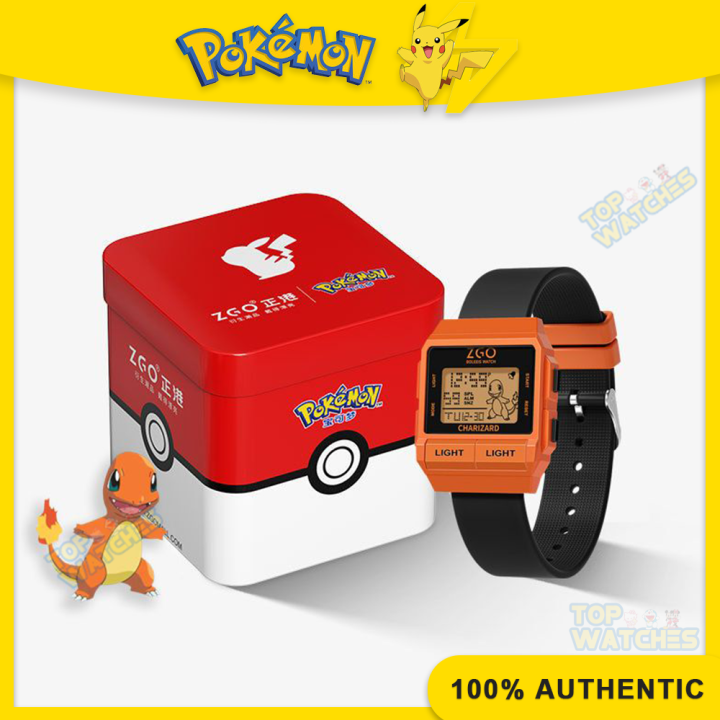 ของแท้ 100% Pokemon Watch สำหรับเด็กผู้ชายนาฬิกากันน้ำ Psyduck นาฬิกา ...