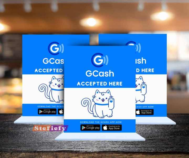 Gcash Accepted Sintra Board Standee | 1pc Sintra Board Signage | Lazada PH