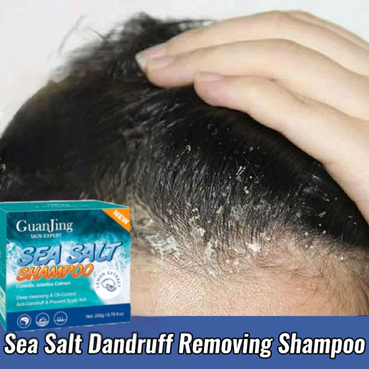 Sea Salt Shampoo Anti Dandruff Hair Treatment Shampoo For Scalp Itching