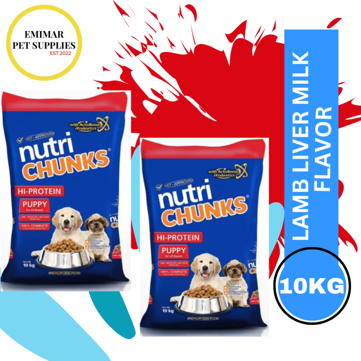 Nutri Chunks Hi-Protein Puppy Lamb 10KG & REPACKED 1KG | Lazada PH