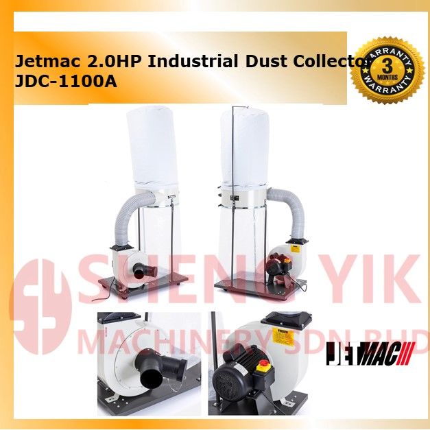 Shengyik Jetmac 2.0Hp / 1.5kW Industrial Dust Collector Machine JDC ...
