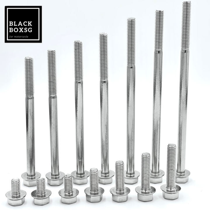 น๊อตสแตนเลส หัวเหลี่ยม (หัวโกโร่)# 10 m6 | Lazada.co.th